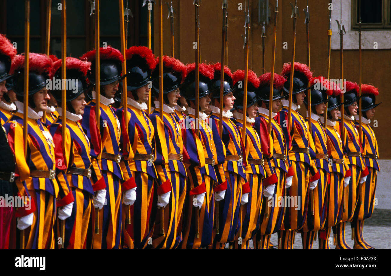 Swiss Guards, Vatican, Rome, Italy Stock Photo - Alamy