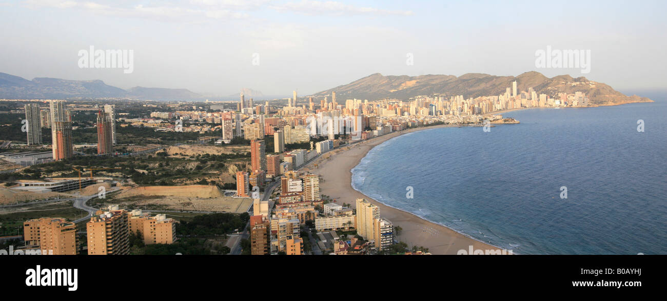 Poniente beach skyline benidorm hi-res stock photography and images - Alamy