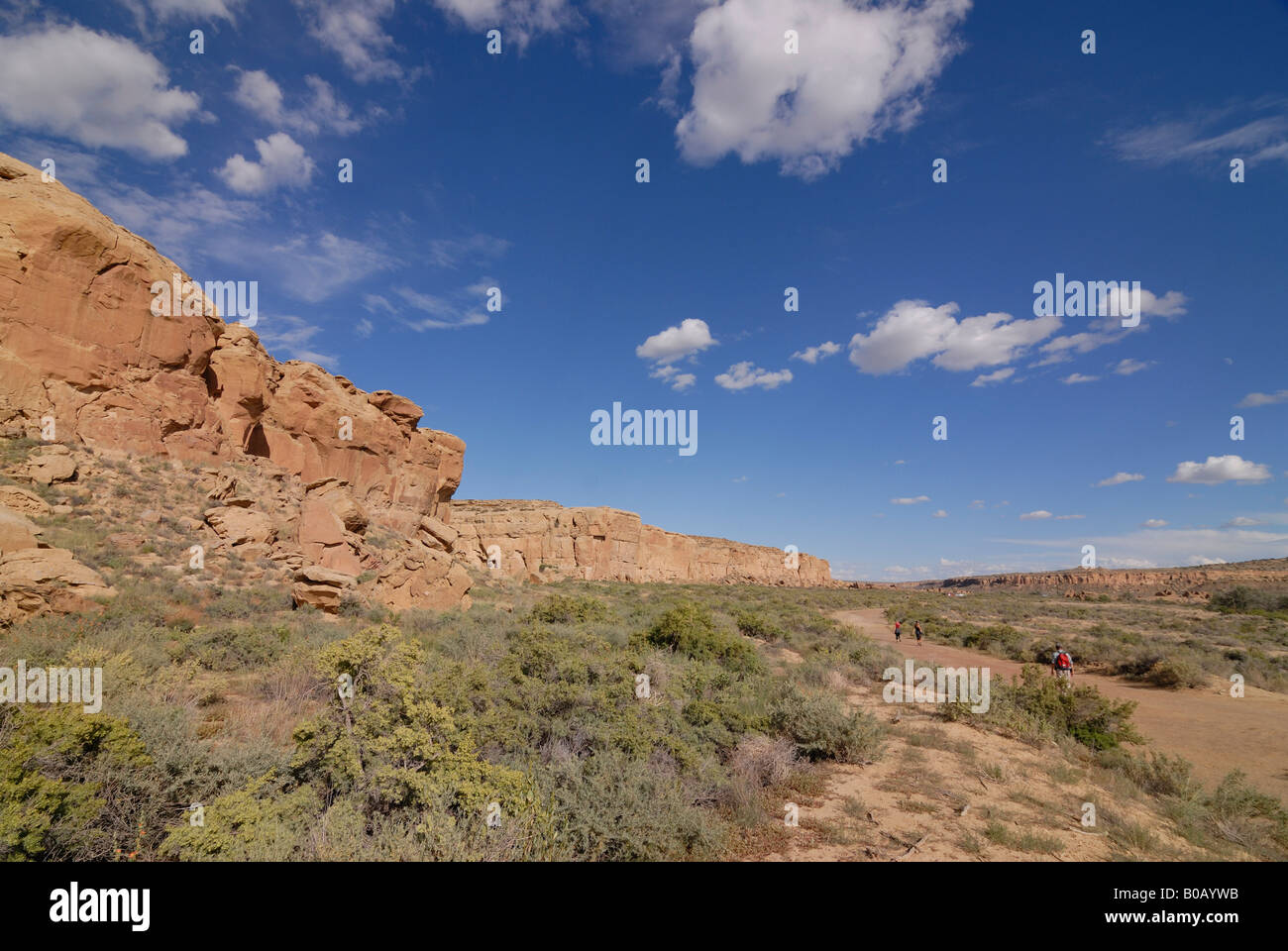 Chaco ruins in the Chaco culture National Park New mexico USA Stock ...
