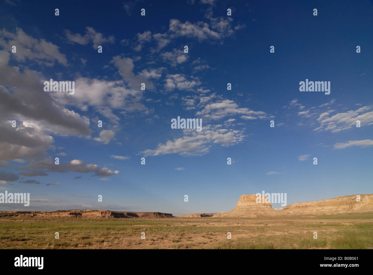 Sandstone rocks in the Chaco National Park New mexico USA Stock Photo ...
