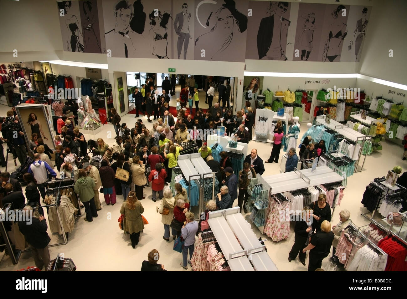 Opening of a new supermarket South London Stock Photo - Alamy