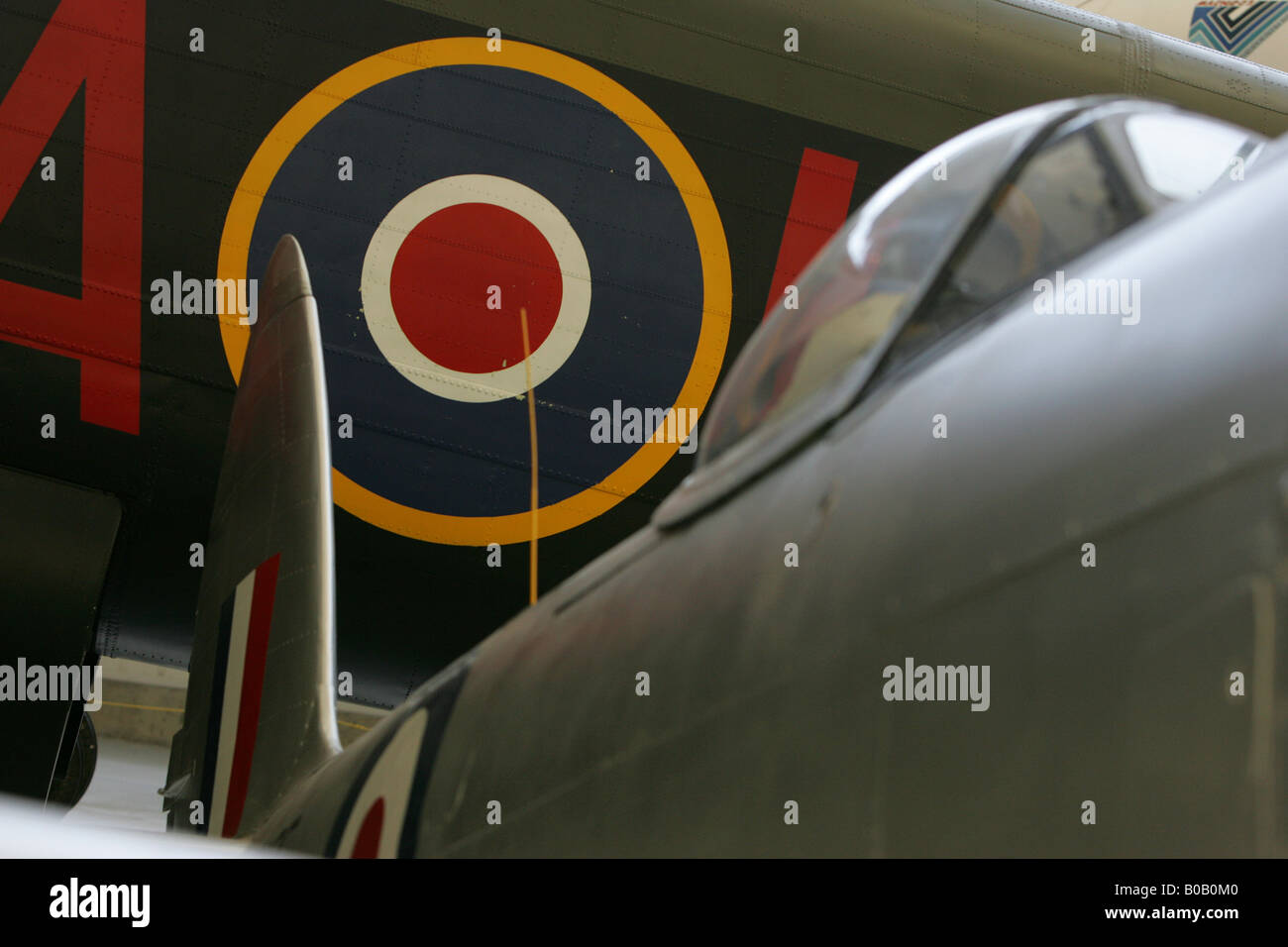 RAF AIRCRAFT ROUNDEL-IMPERIAL WAR MUSEUM,DUXFORD, UK Stock Photo - Alamy