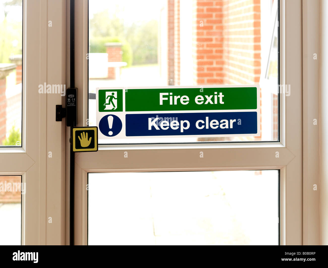 Fire exit keep clear hi-res stock photography and images - Alamy