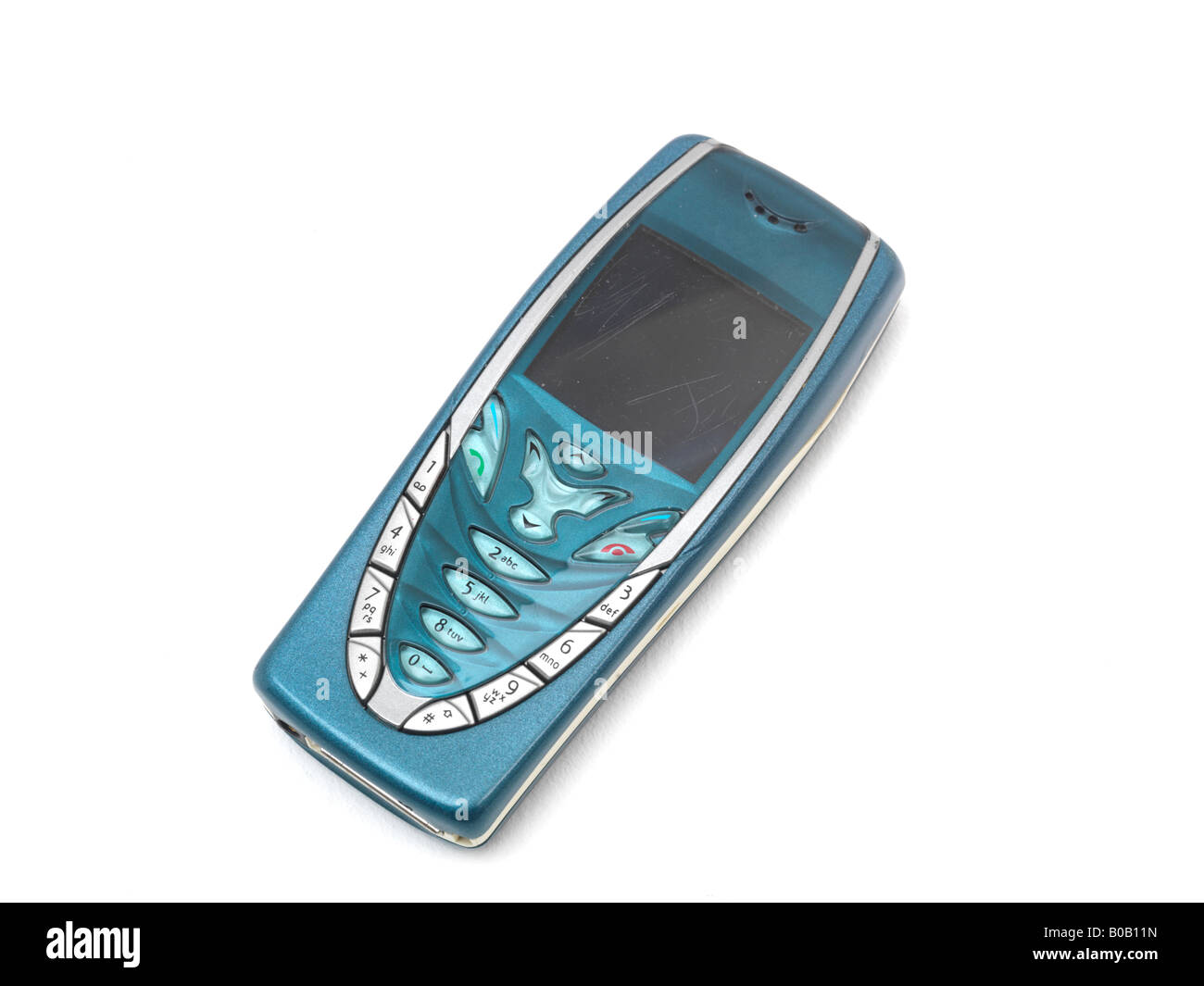 Scratched Mobile Phone Stock Photo - Alamy