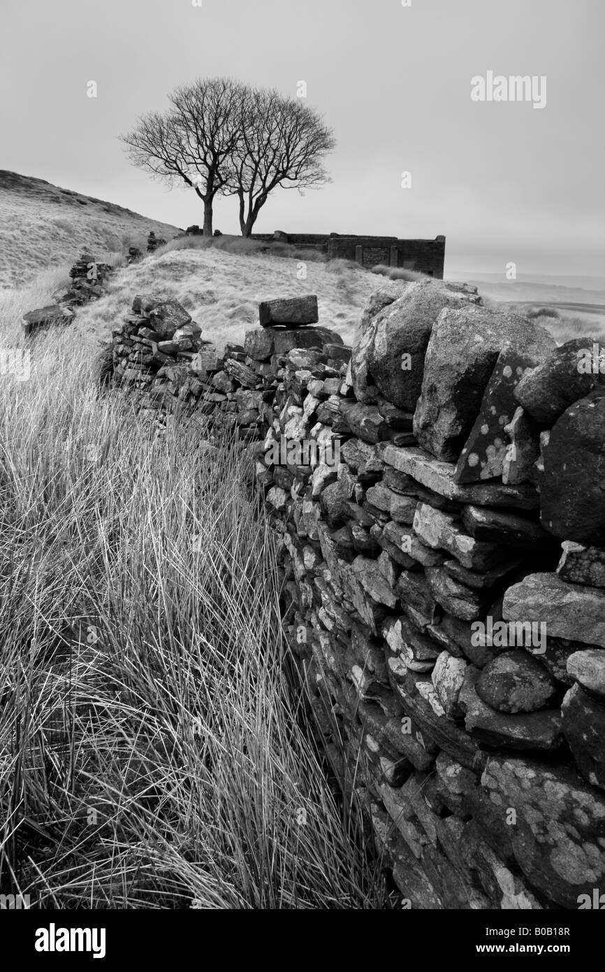 Haworth moors bronte Black and White Stock Photos & Images - Alamy