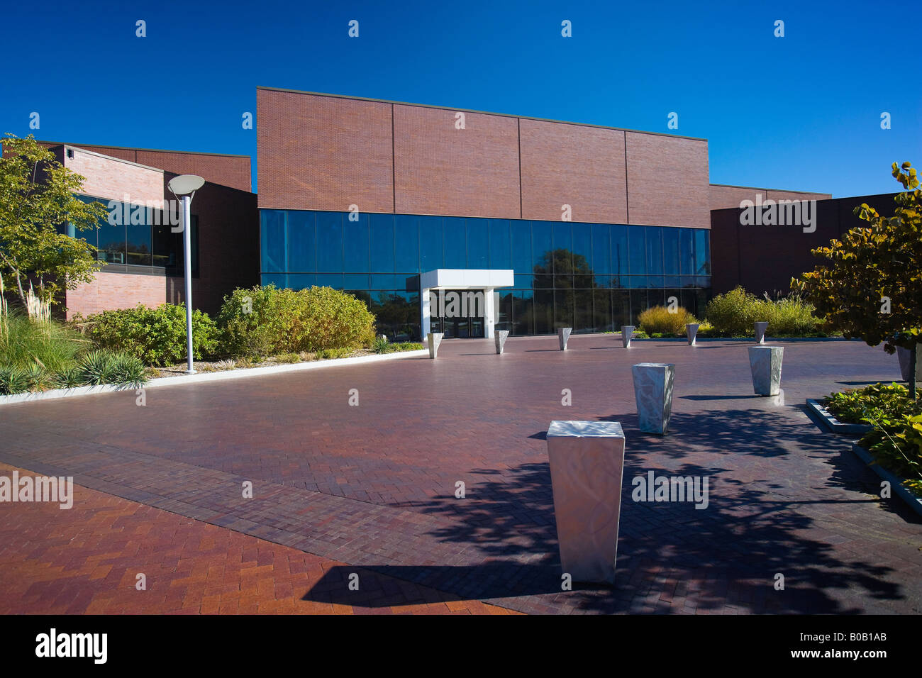 Main entrance to the Wichita Art Museum Wichita Kansas from the ...