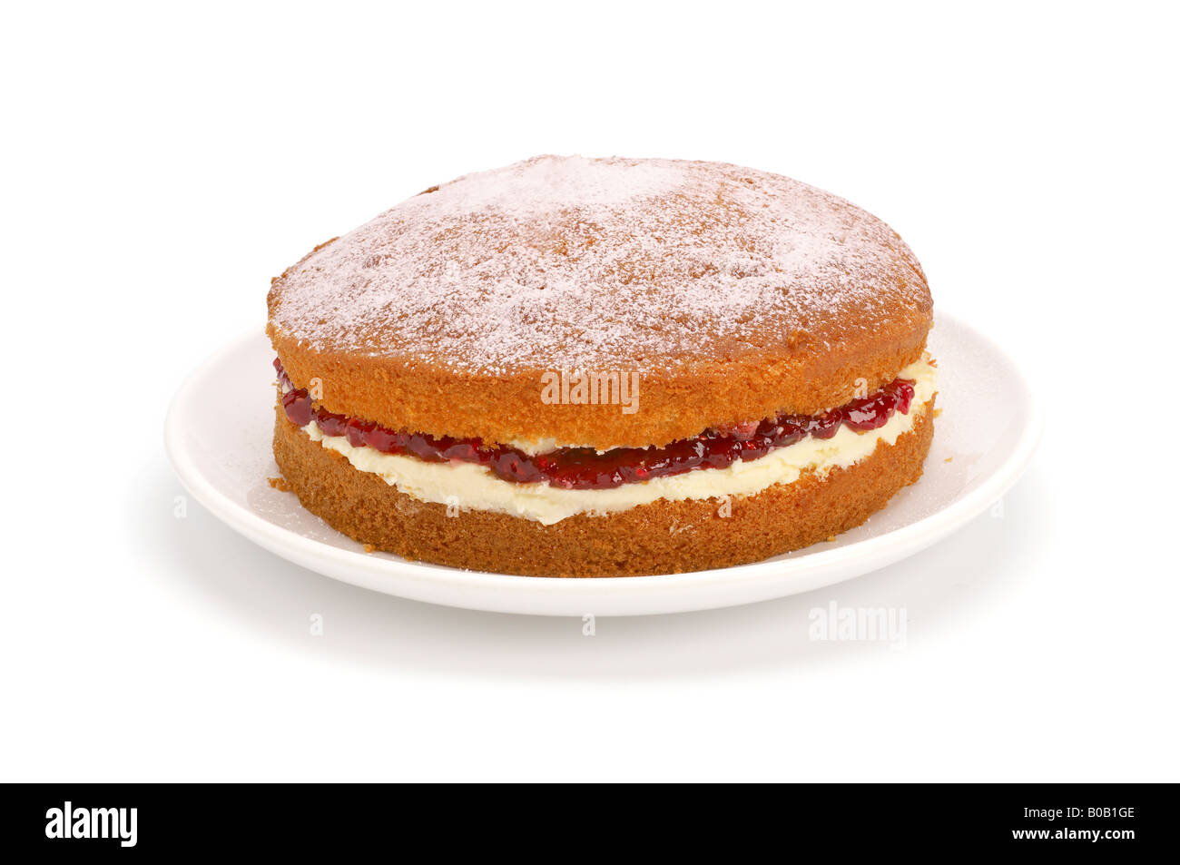 Victoria Sponge Cake Stock Photo - Alamy