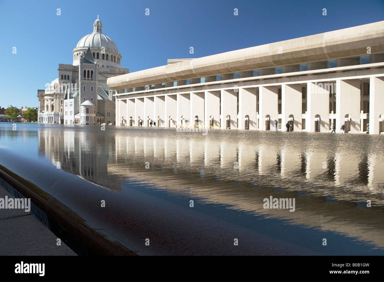 Christian Science Church Pool, Boston, Massachusetts, New England, USA ...