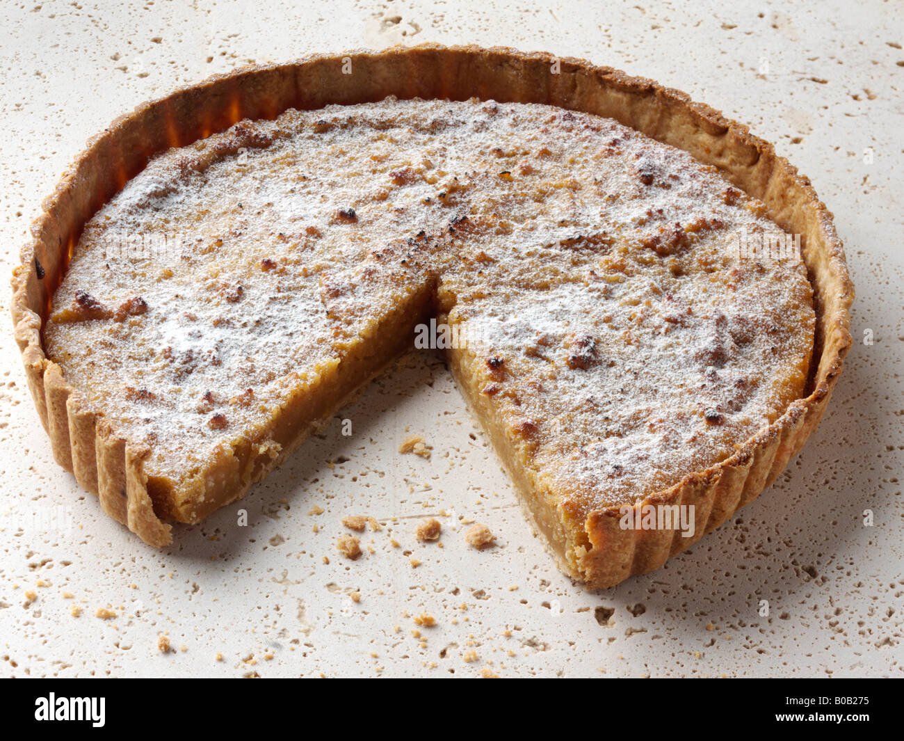 Treacle tart home made editorial food Stock Photo - Alamy