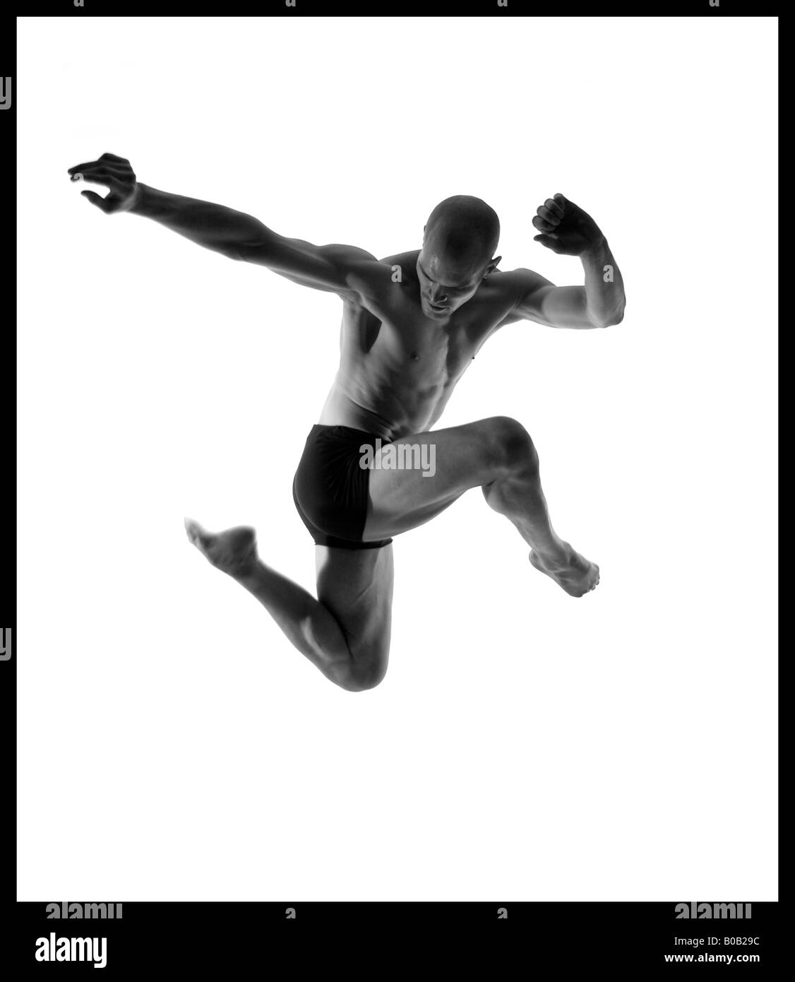 young male dancer jumping Stock Photo - Alamy