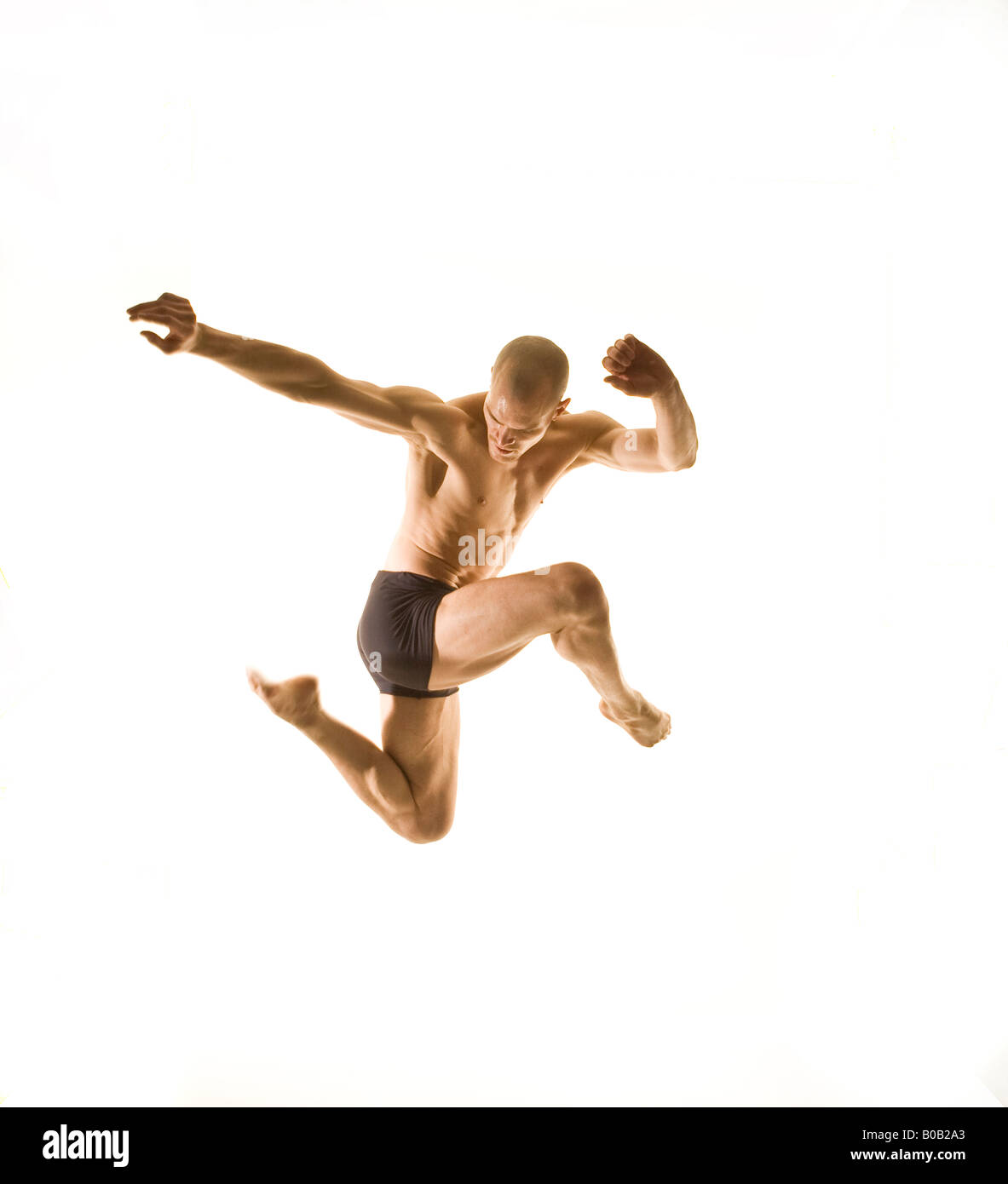 Male Ballet Dancer Leap Silhouette