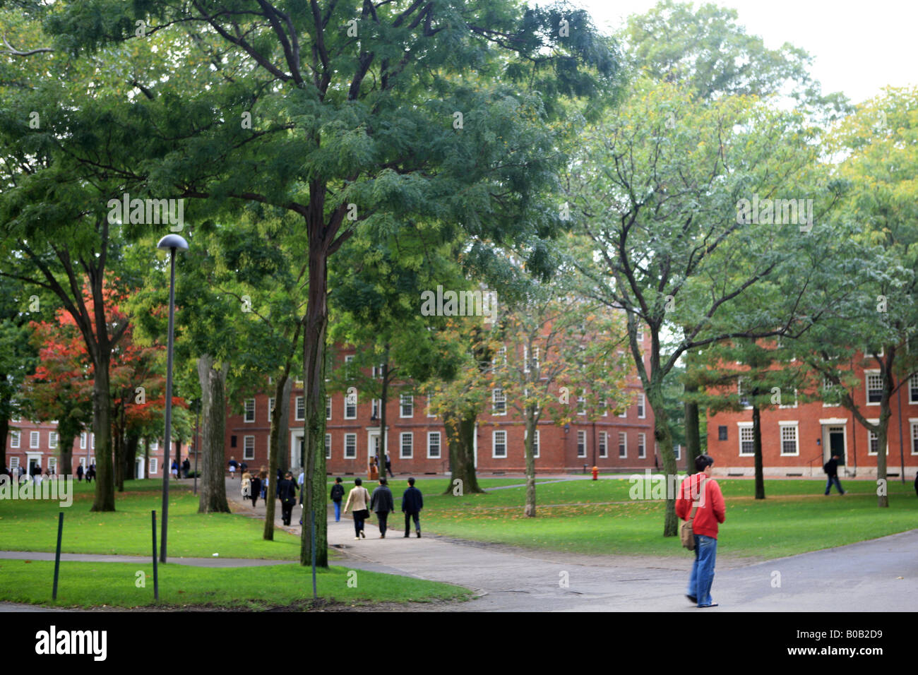 Harvard University campus in Cambridge, Massachusetts, USA Stock Photo ...