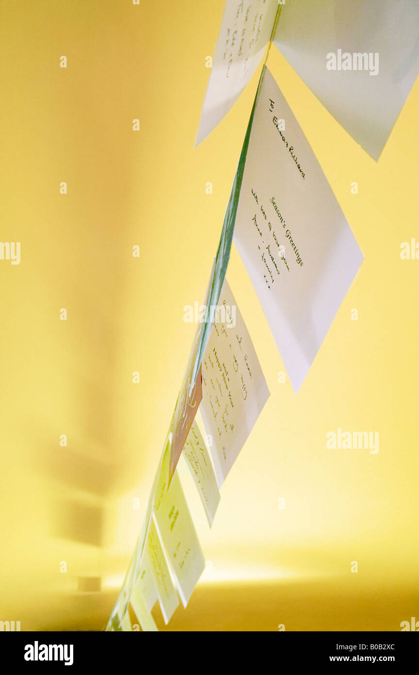 String of cards hi-res stock photography and images - Alamy