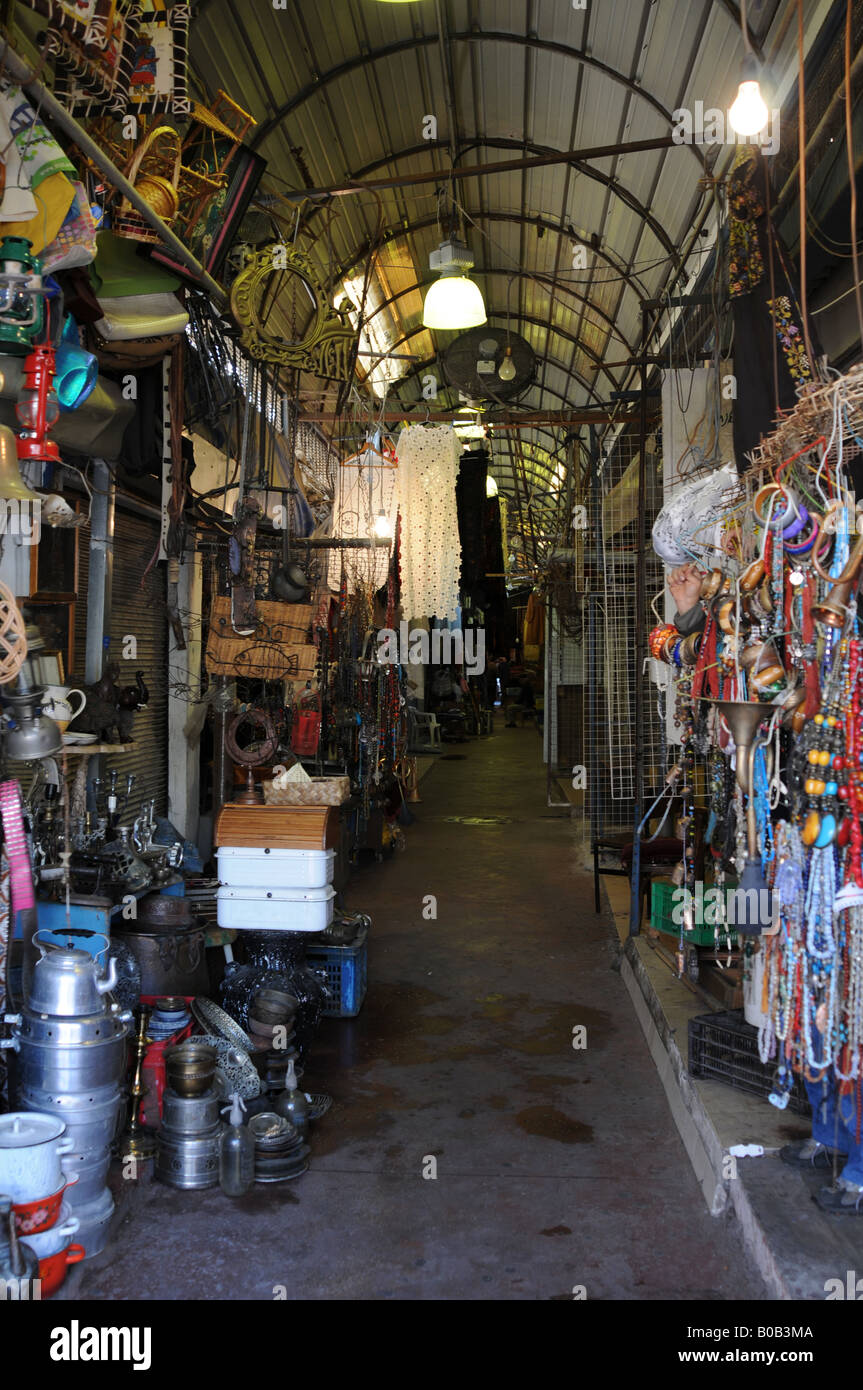 stores in the jaffa flea market Stock Photo - Alamy