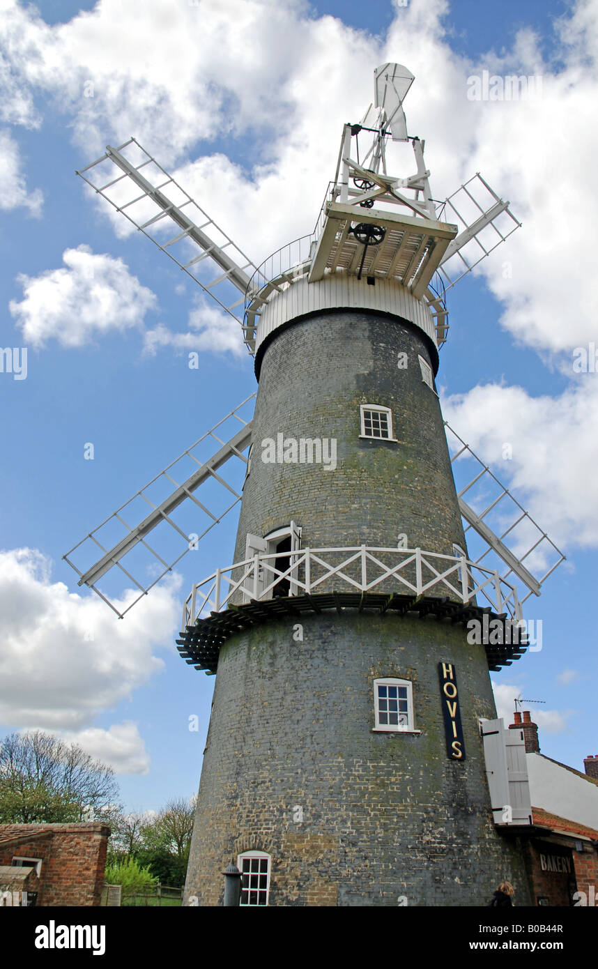 Bircham Windmill 3 Stock Photo - Alamy