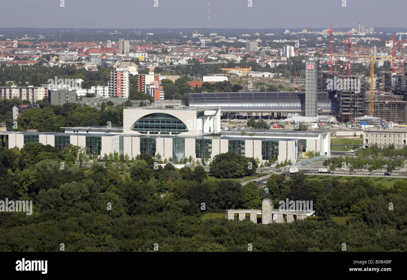Aerial berlin chancellery hi-res stock photography and images - Alamy