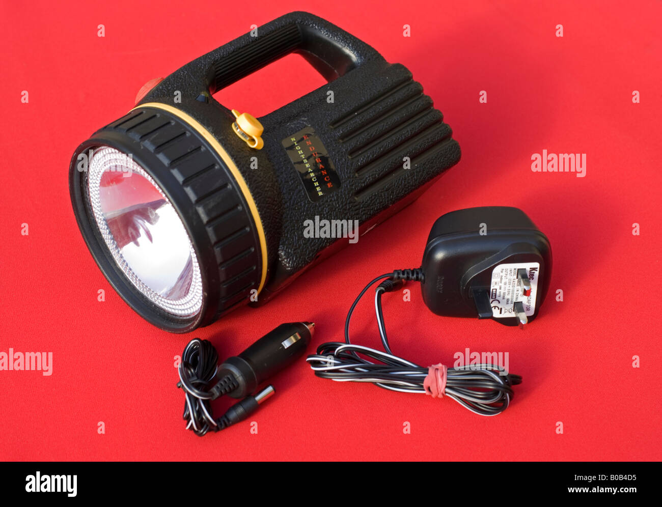 Powerful rechargeable torch with charger UK Stock Photo - Alamy