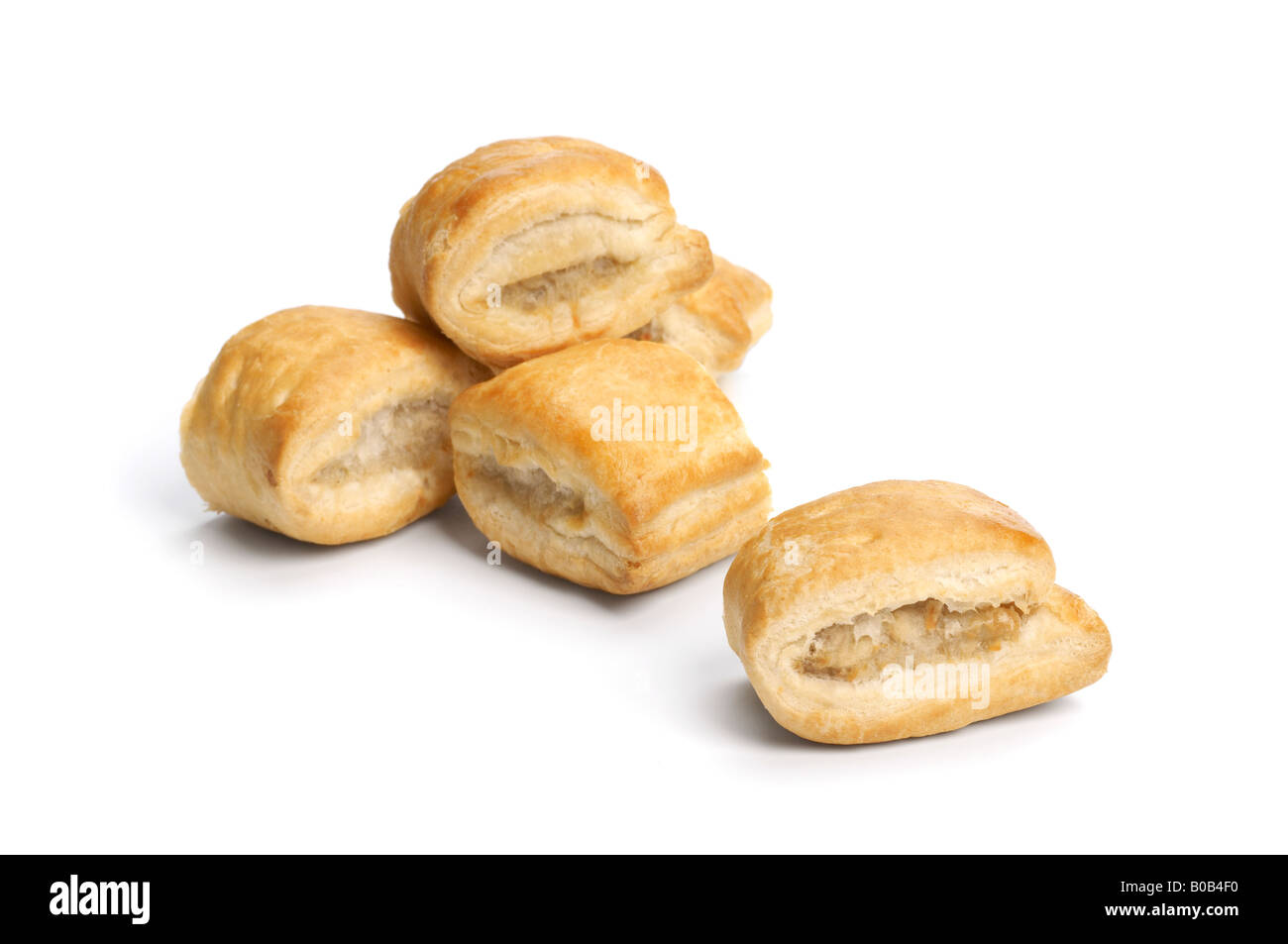 Small Sausage Rolls Stock Photo - Alamy