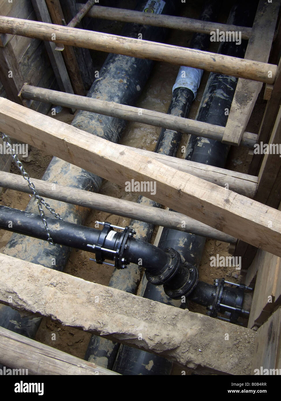 Underground pipes, Berlin, Germany Stock Photo - Alamy