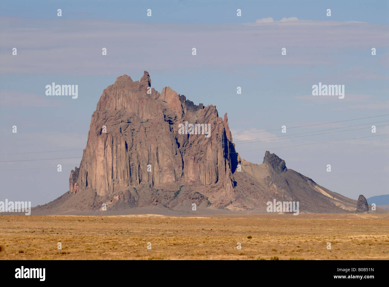 The shiprock rock giant rock in New Mexico Utah USA Stock Photo - Alamy