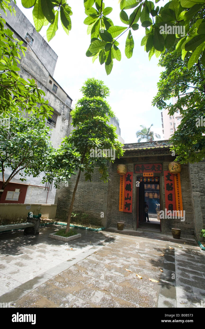 Man Mo Temple A taoist temple at Tai Po New Territories Hong Kong Stock ...