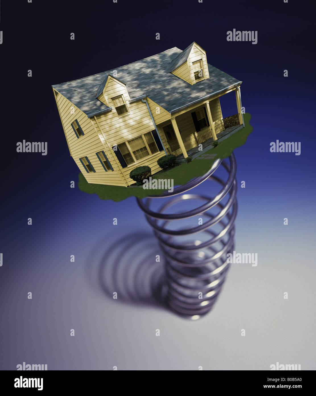 house on spring Stock Photo - Alamy
