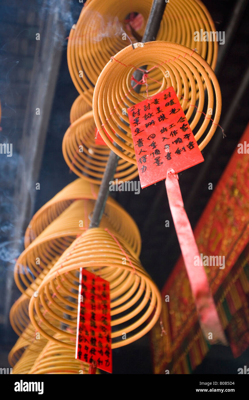 Man Mo Temple A taoist temple at Tai Po New Territories Hong Kong Stock ...