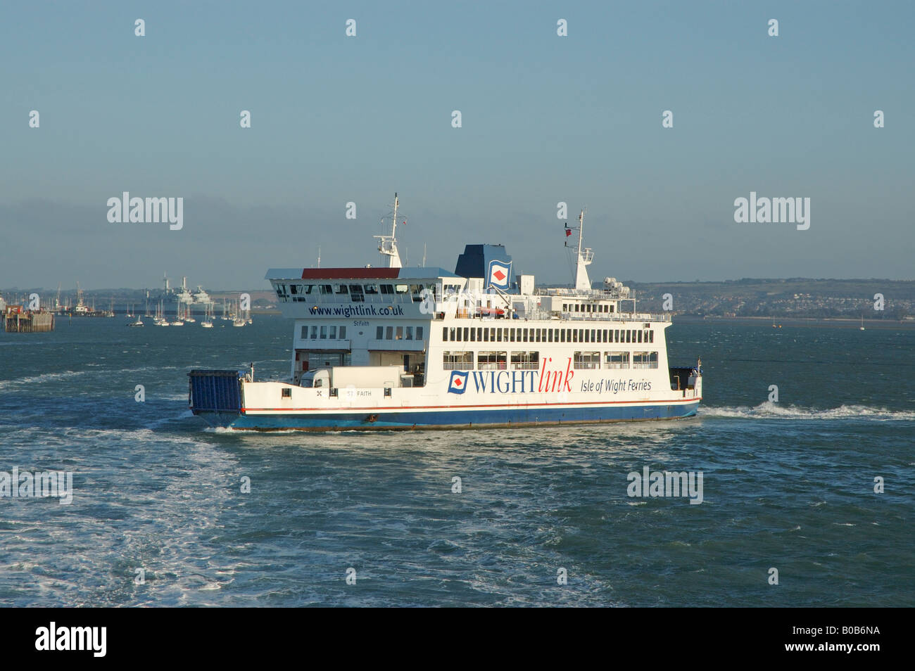 Wight sky ferry boat hi-res stock photography and images - Alamy