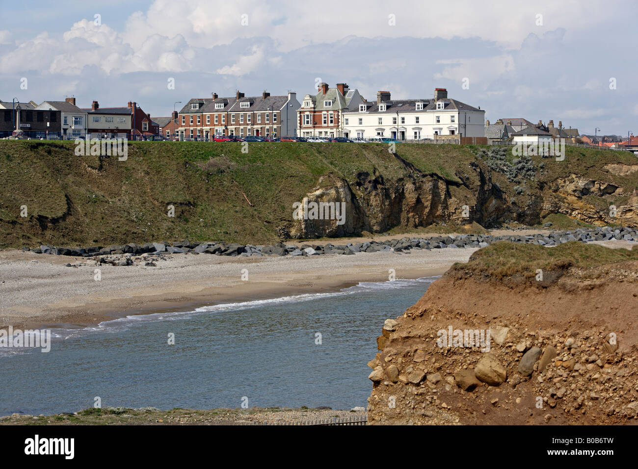 Seaham, Durham, coastal erosion Stock Photo - Alamy