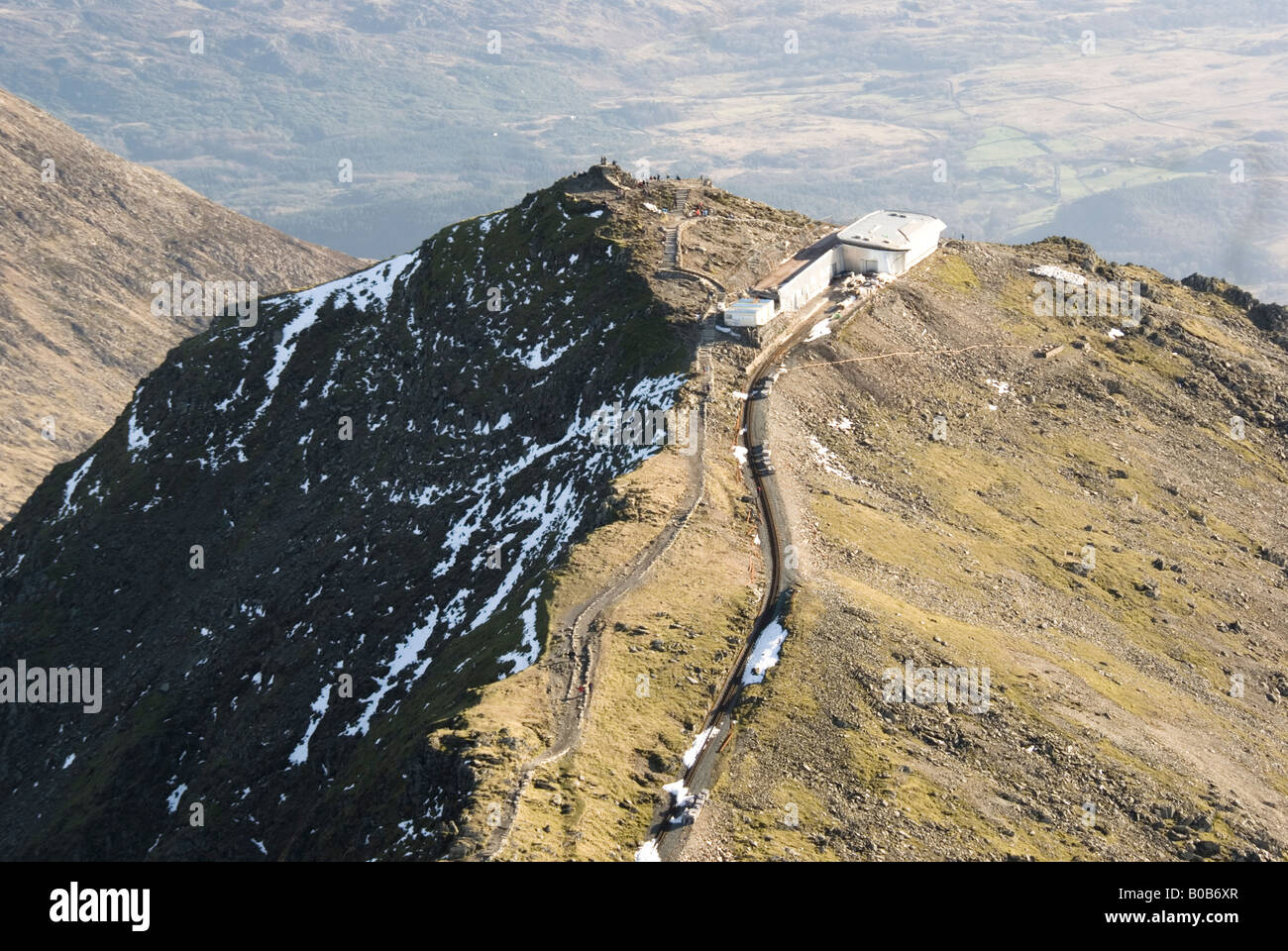 Aerial view of snowdonia hi-res stock photography and images - Alamy