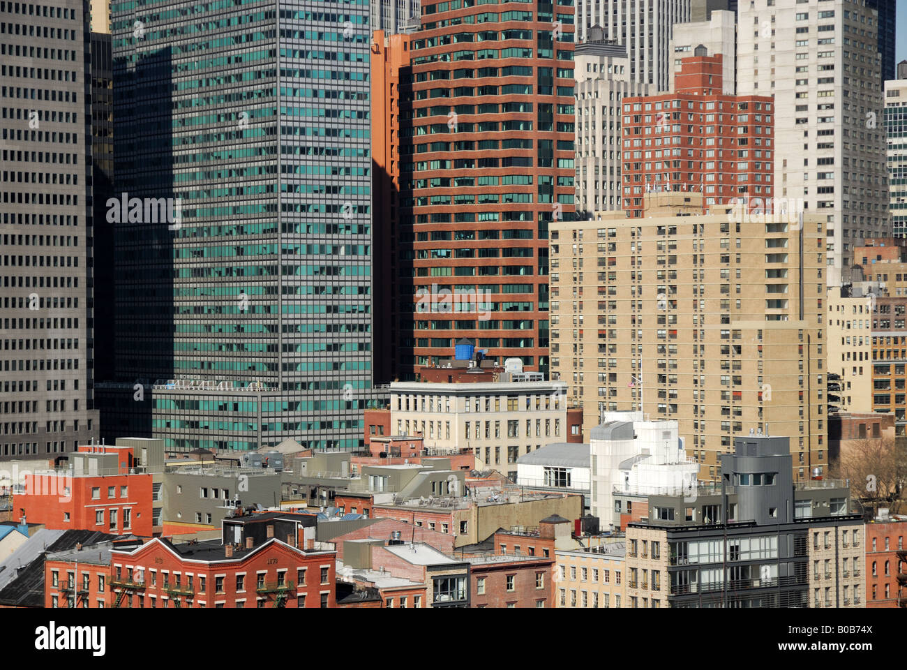 Buildings downtown in Manhattan, New York Stock Photo - Alamy