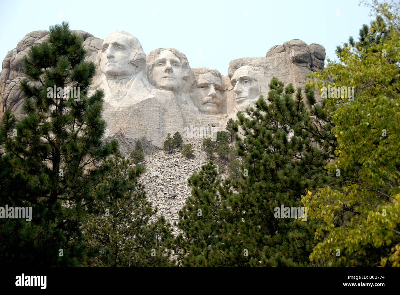 North America, USA, South Dakota, Mount Rushmore National Memorial ...