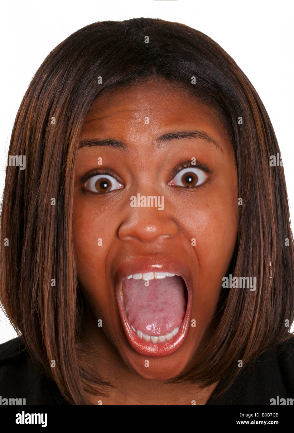 girl with surprised expression Stock Photo - Alamy