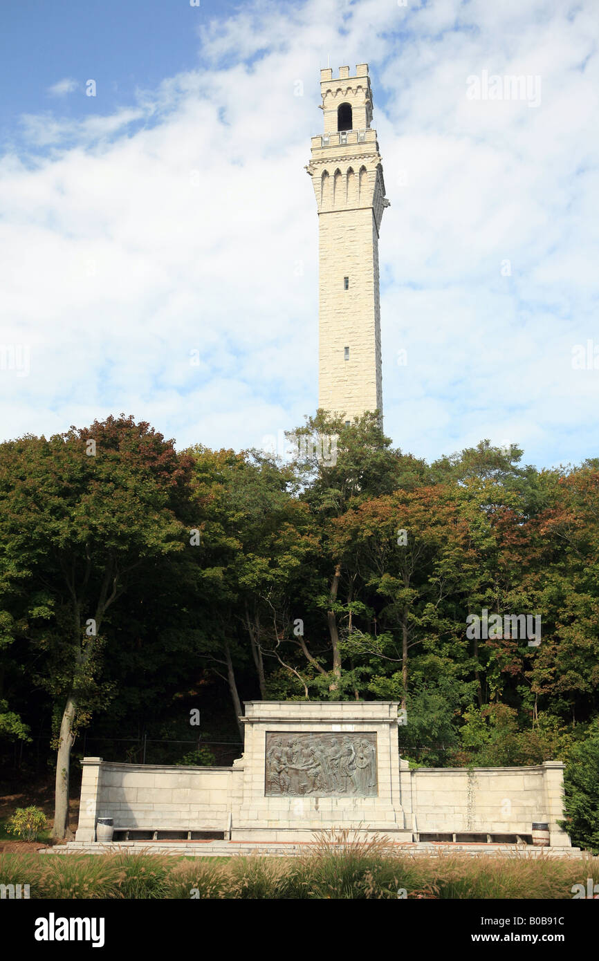Pilgrims Monument at Provincetown, Cape Cod, Massachusetts, New England ...