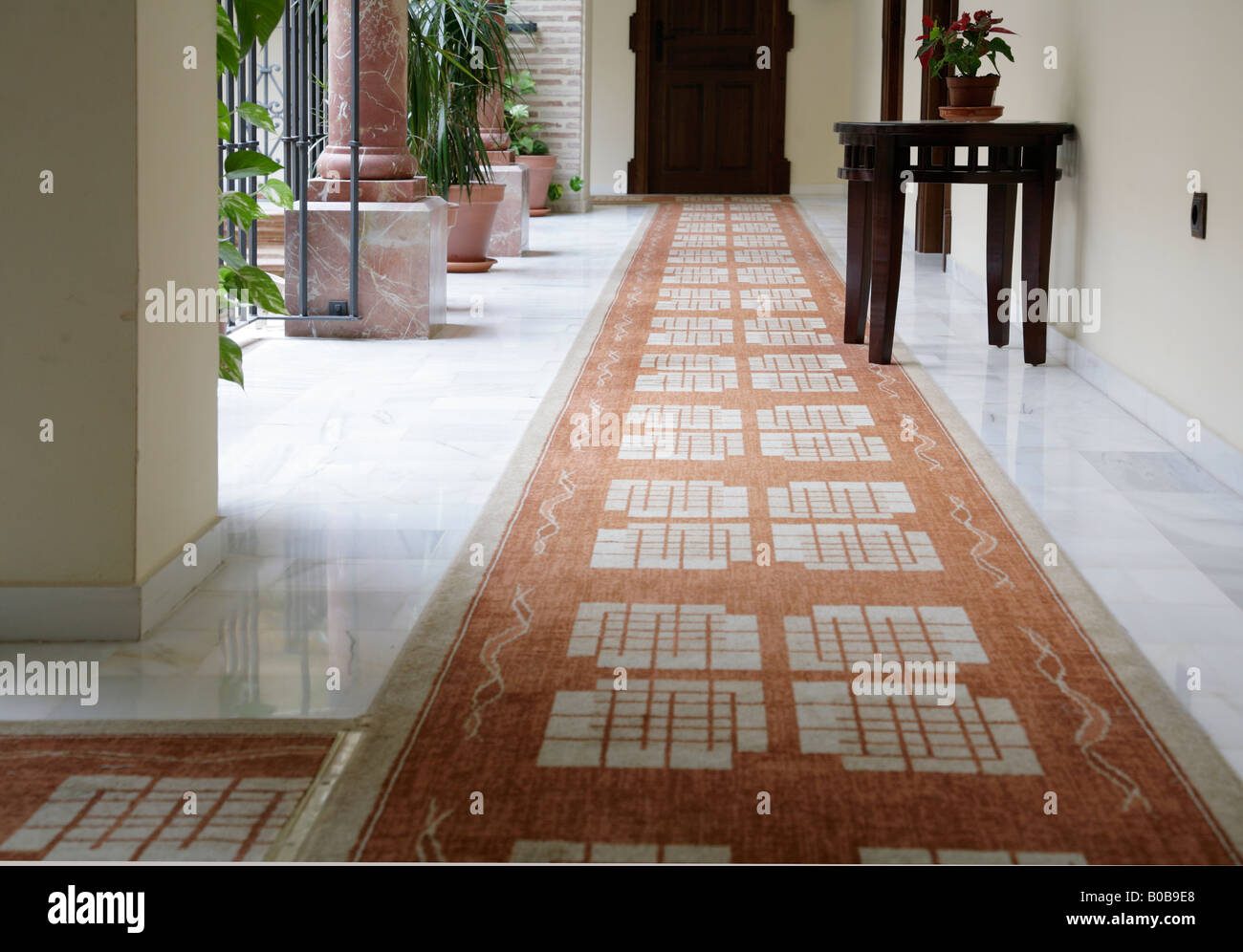 Hallway or corridor in building Stock Photo - Alamy