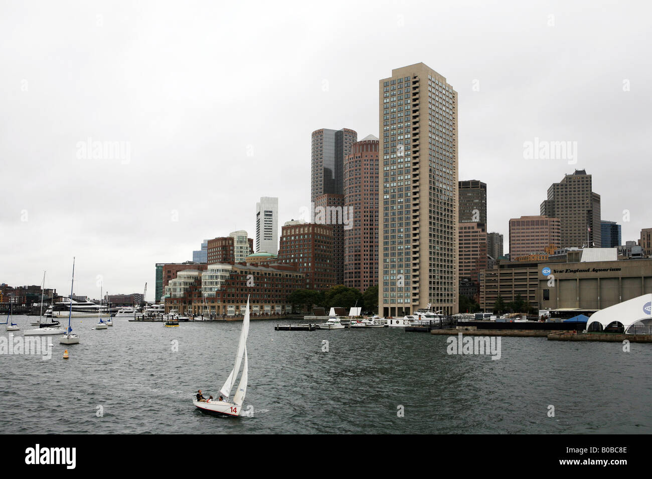 Boston Harbour Massachusetts New England Stock Photo - Alamy