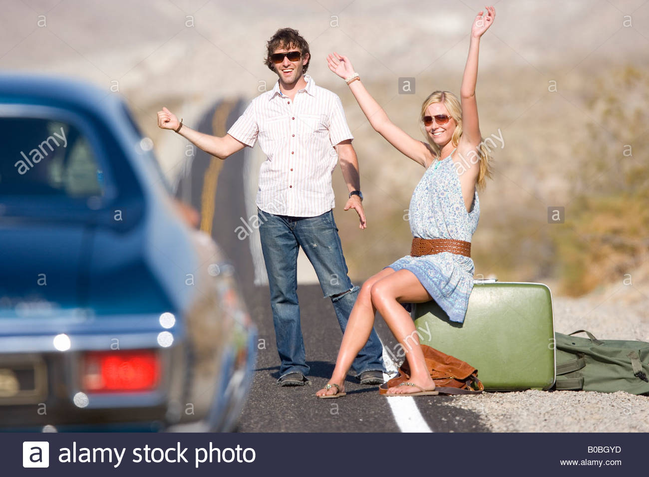 Hitchhiker Car Stock Photos & Hitchhiker Car Stock Images - Alamy