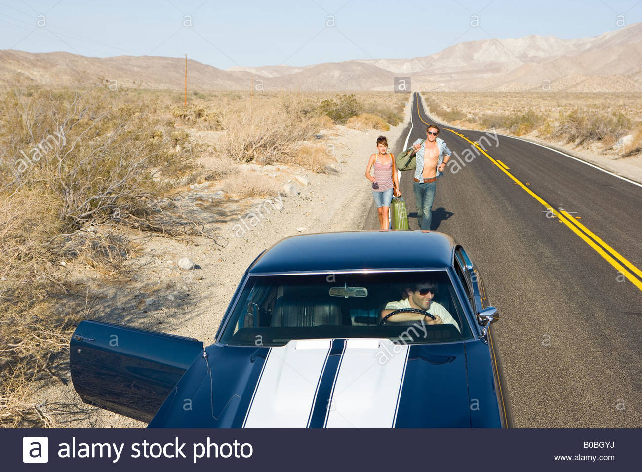 Hitchhiker Car Stock Photos & Hitchhiker Car Stock Images - Alamy