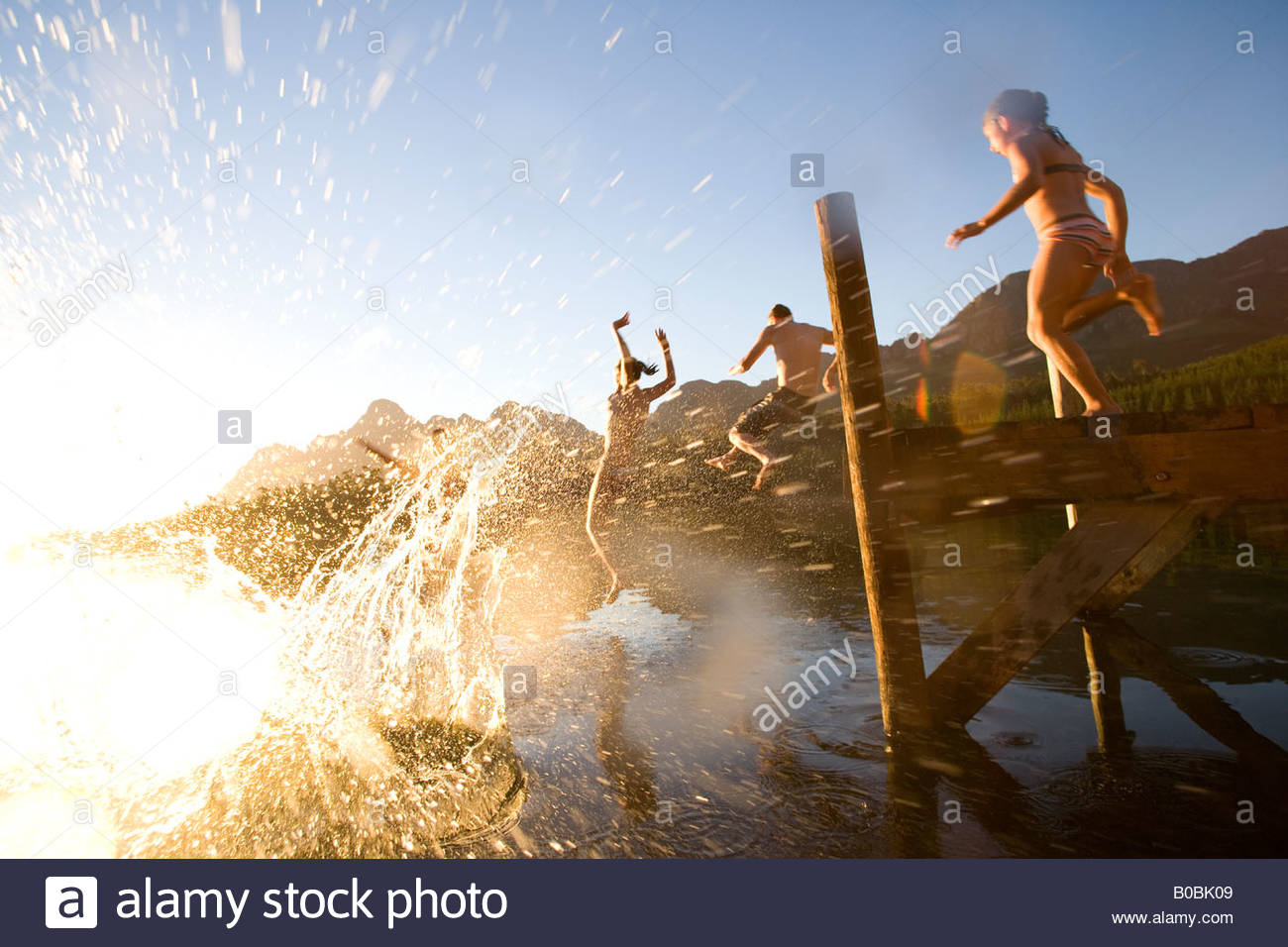 Jumping Off Jetty Stock Photos & Jumping Off Jetty Stock Images - Alamy