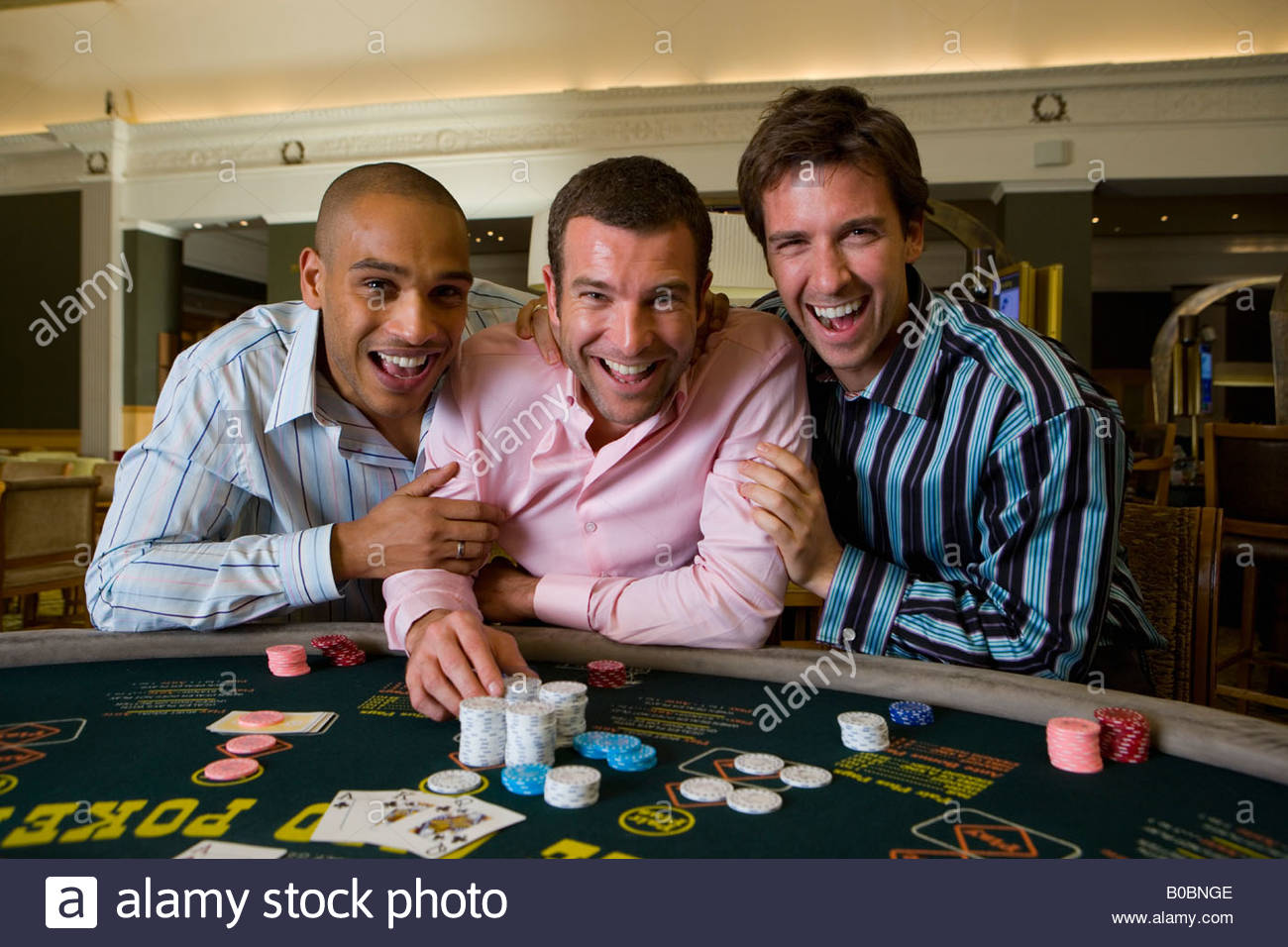 People Playing Poker Table Stock Photos & People Playing Poker Table ...