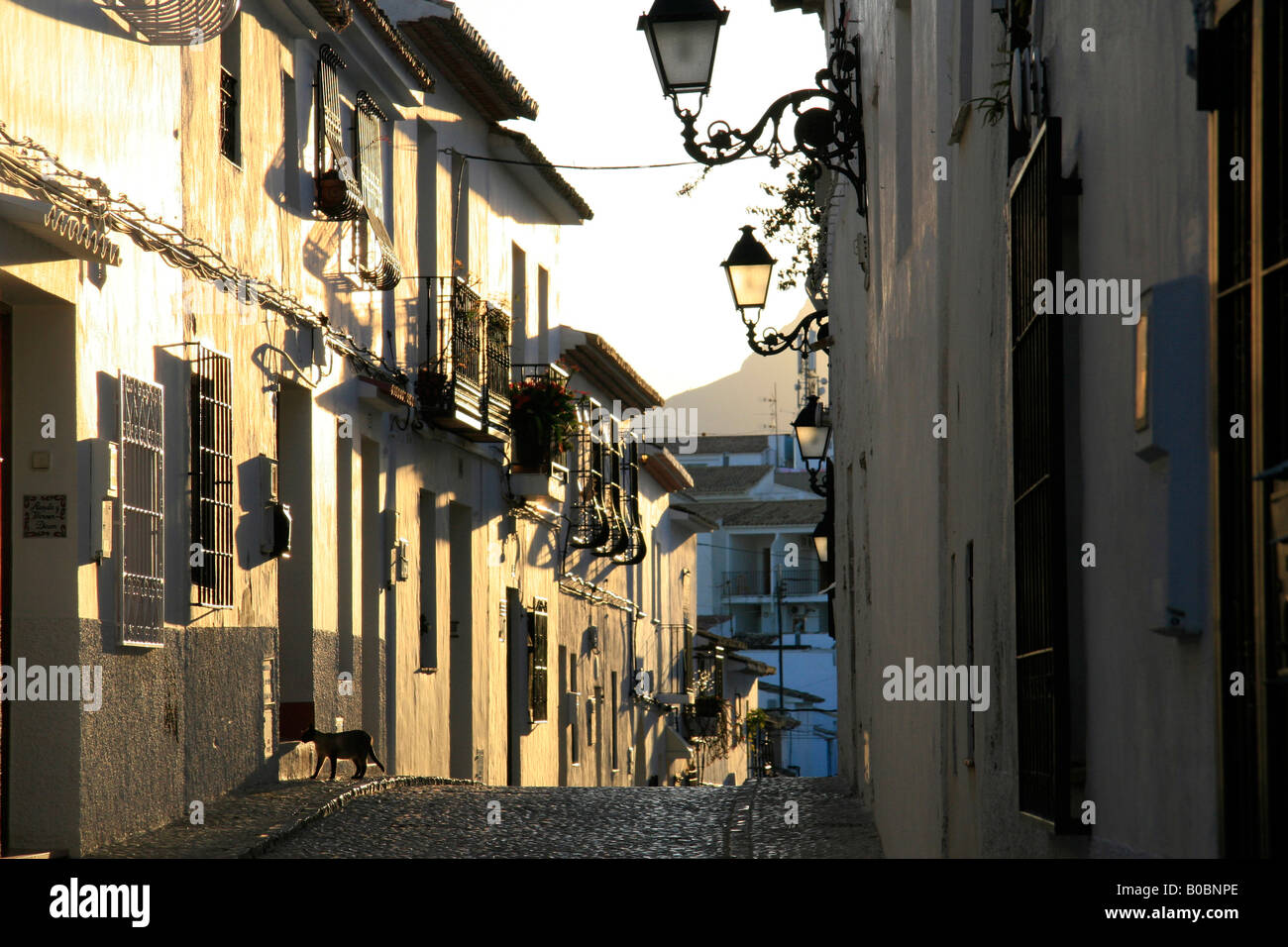 Benidorm old town square hi-res stock photography and images - Alamy
