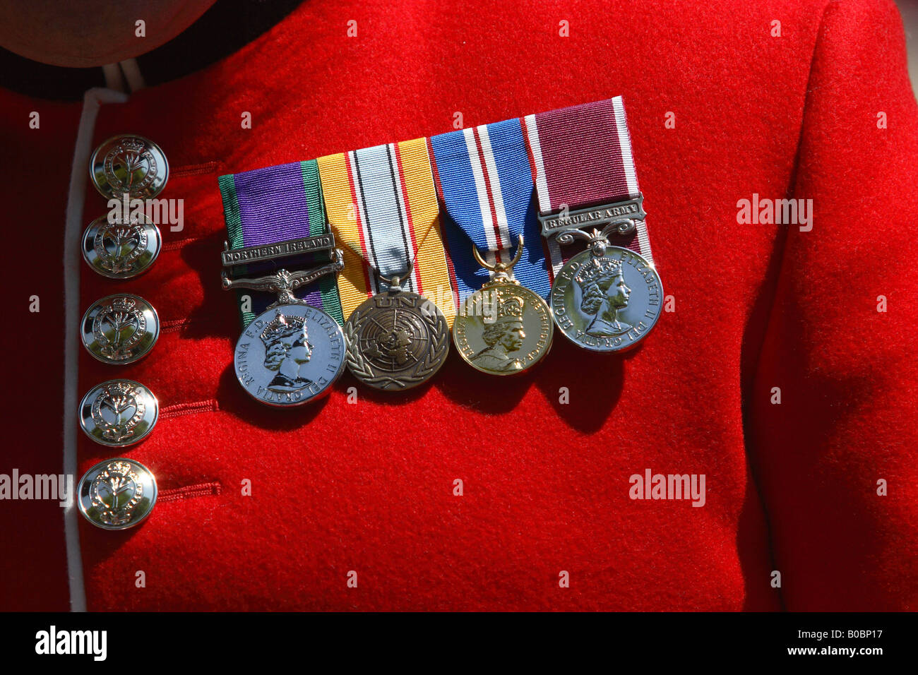 British army soldier medals hi-res stock photography and images - Alamy