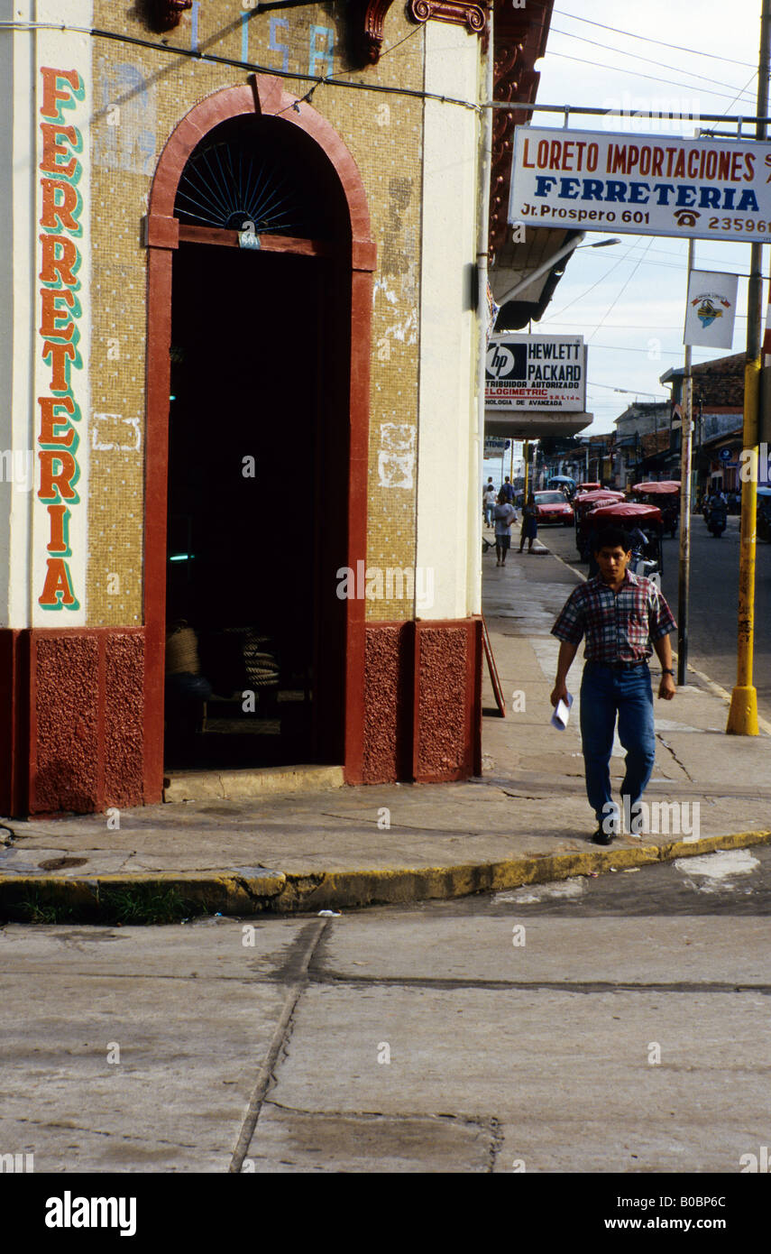 Street scene, Iquitos, Peru, South America Stock Photo - Alamy