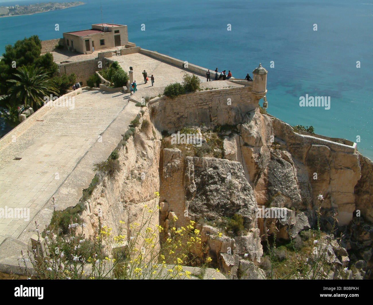 Santa Barbara Castle, Alicante, Spain Stock Photo - Alamy