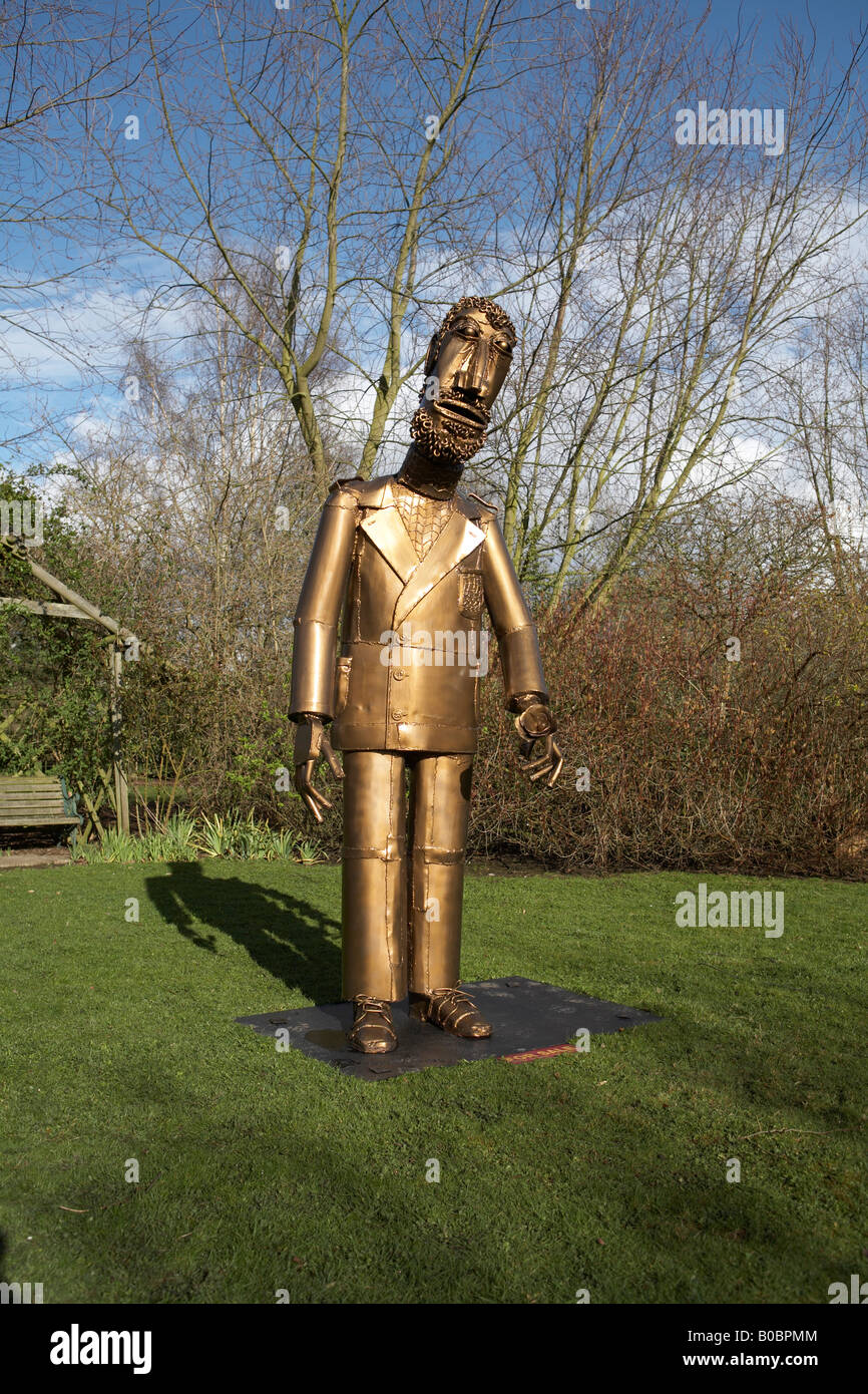 Metal sculpture by David Ross Stock Photo - Alamy