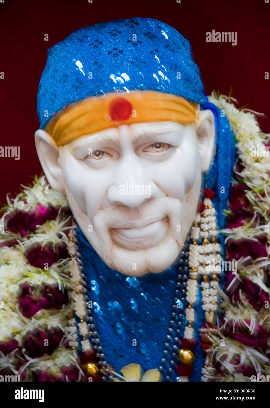 Portrait of Sai Baba of Shirdi in Dwarka, whose message to the world ...