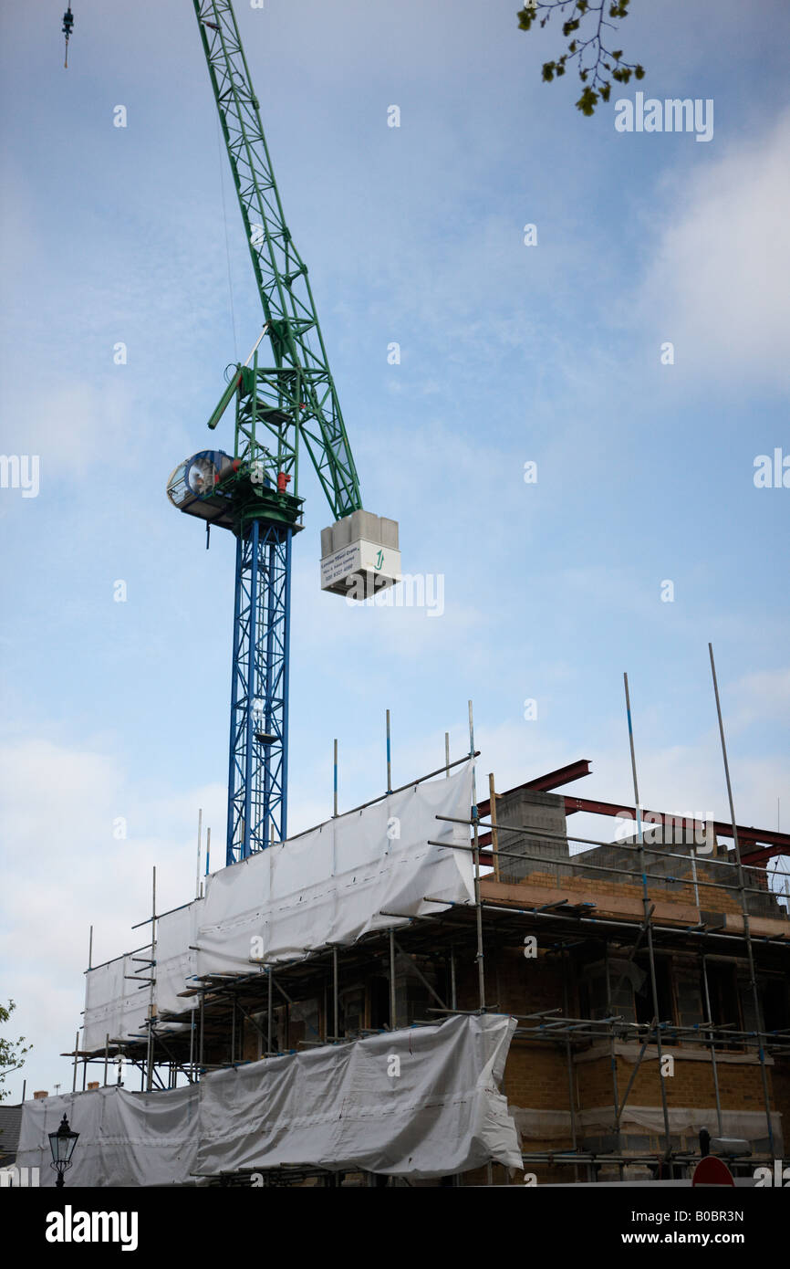 Large crane in operation Stock Photo - Alamy