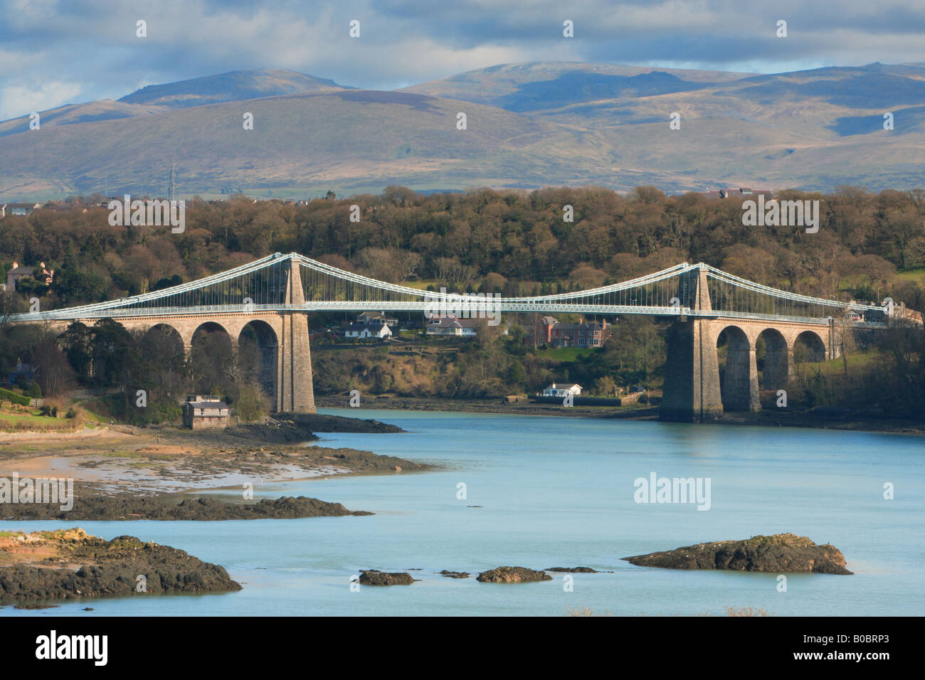 Menai straits bridge hi-res stock photography and images - Alamy