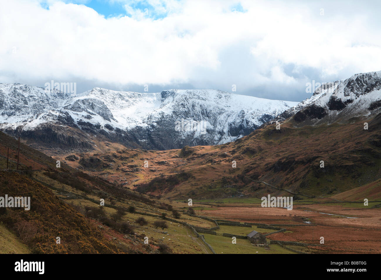 Nant Ffrancon Valley, Snowdonia, Wales Stock Photo - Alamy