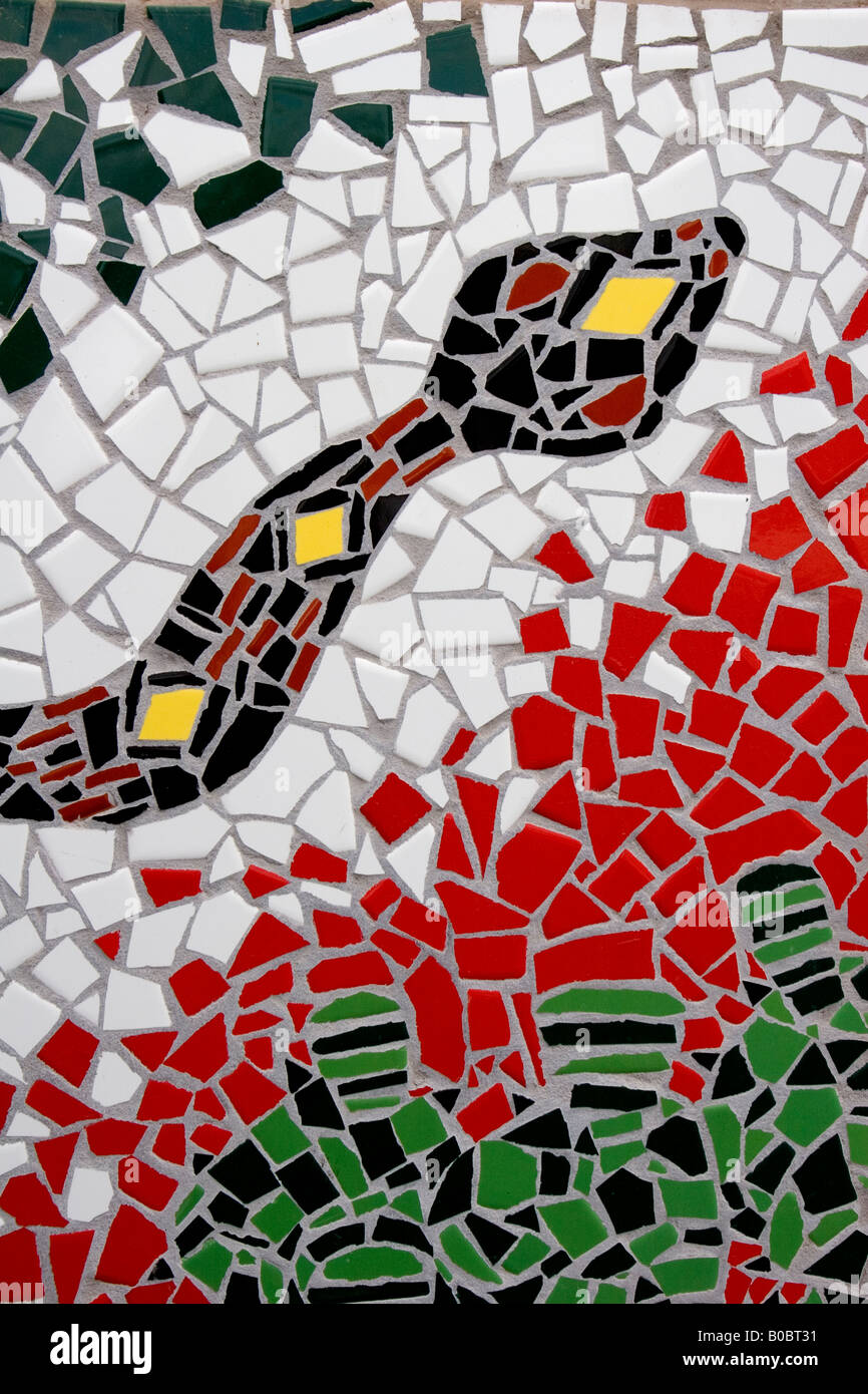Snake mosaic hi-res stock photography and images - Alamy